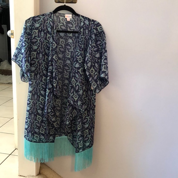LuLaRoe | Intimates & Sleepwear | Nwt Lularoe Monroe Kimono Navy And ...